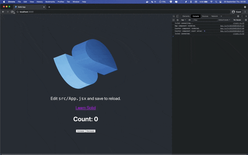 Exploring SolidJS - Reactive Primitives